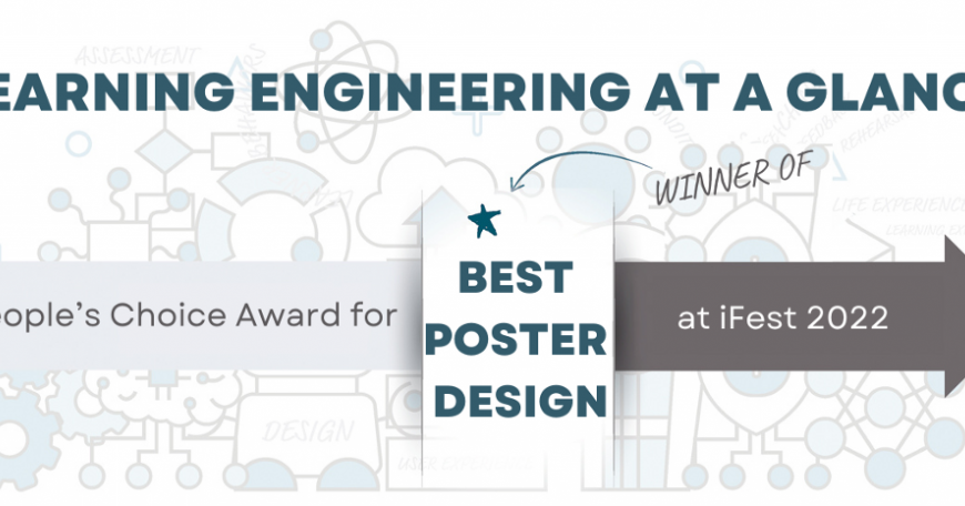 “Learning Engineering at a Glance” poster awarded best design at iFest ...